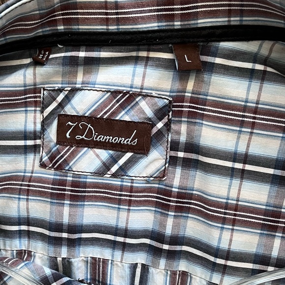 7 Diamonds | Shirts | Men L 7 Diamonds Shirt | Poshmark